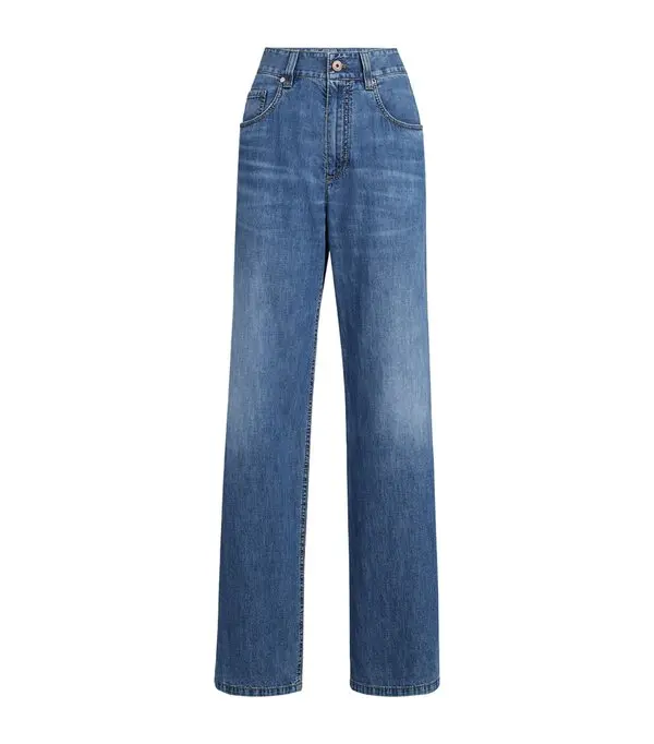 Brunello Cucinelli Loose Fit Jeans - Blue