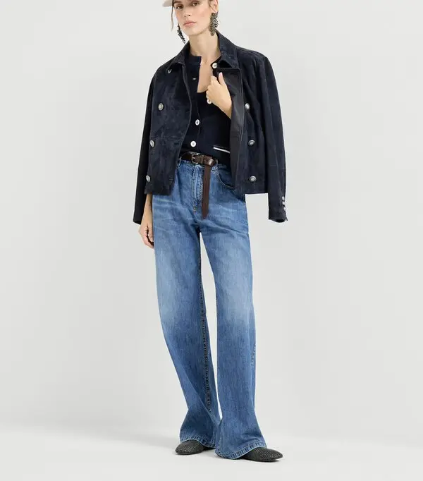 Brunello Cucinelli Loose Fit Jeans - Blue