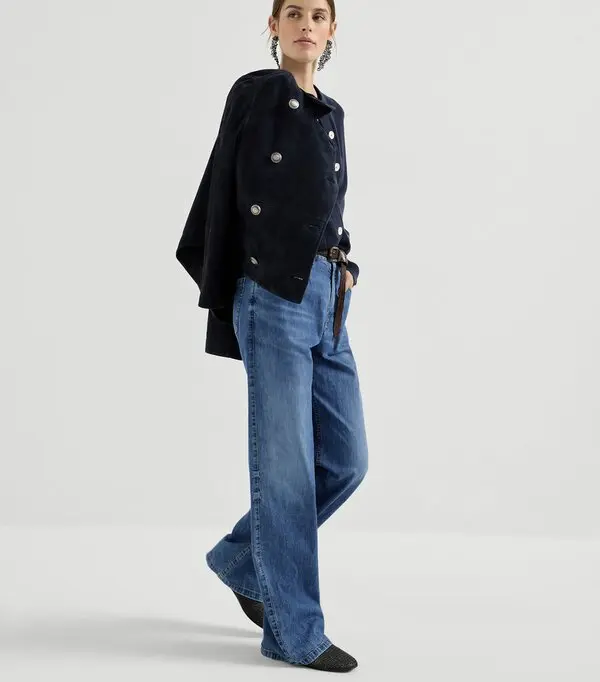 Brunello Cucinelli Loose Fit Jeans - Blue
