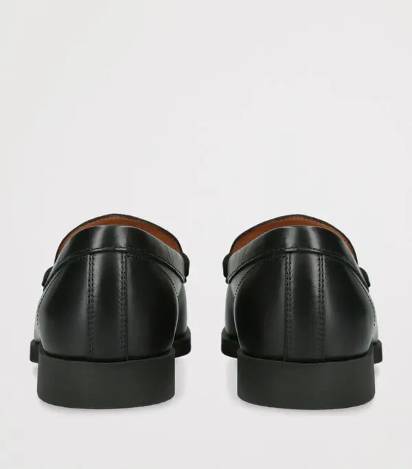 TOD'S Leather Loafers - Black