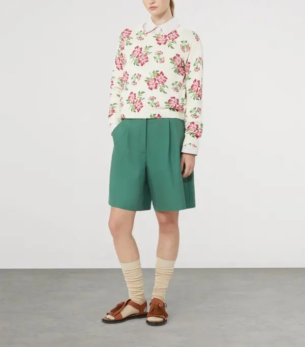 Max Mara Linen Stripe Shirt - Pink