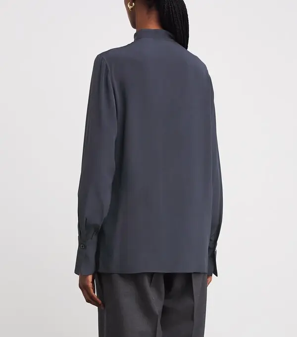 Eleventy Silk Button-up Tunic