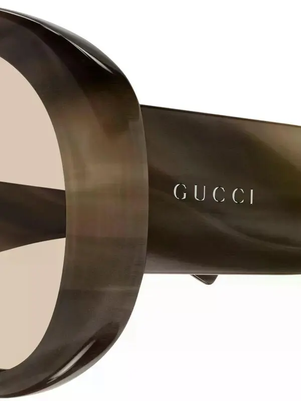 Gucci Oversized Pilot Sunglasses