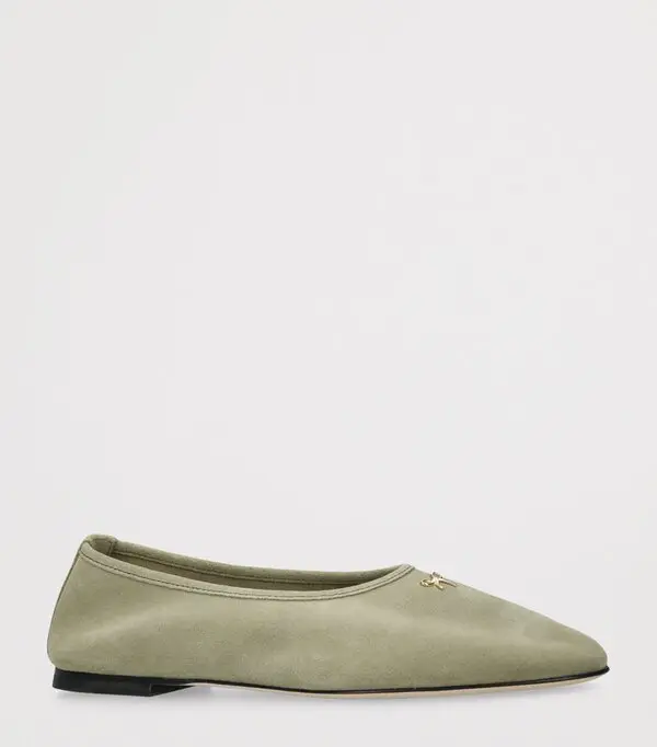 Dear Frances Gala Suede Ballet Flats