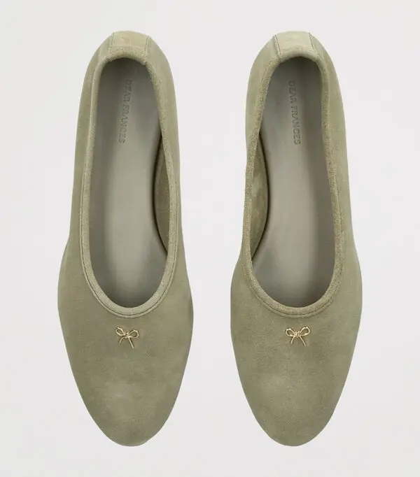 Dear Frances Gala Suede Ballet Flats