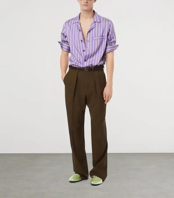 TOM FORD Wool Pleated Trousers