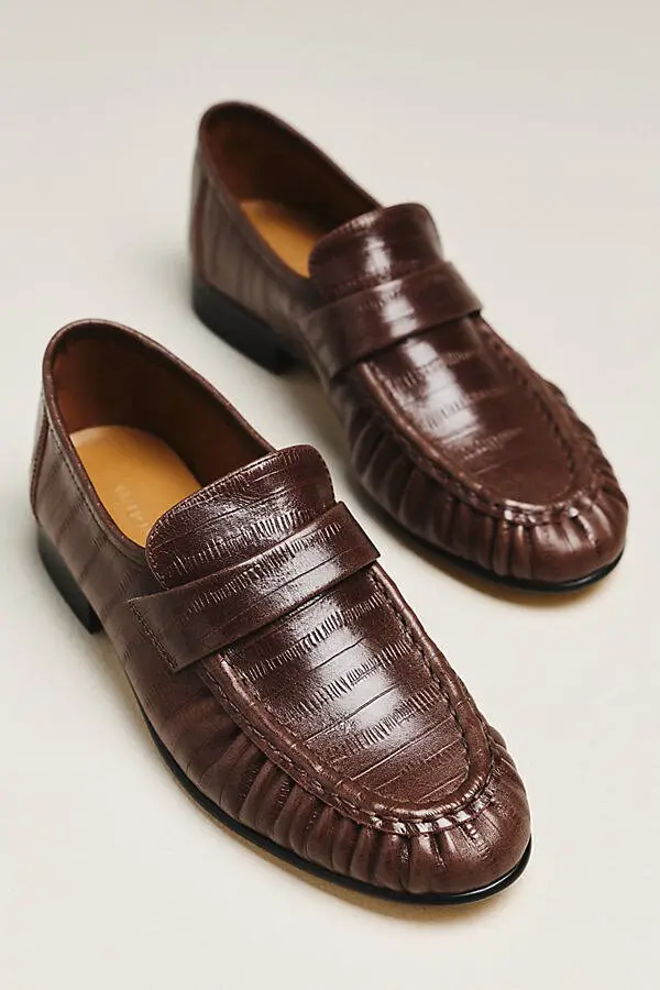 TONY BIANCO Gatsby Loafers - Brown Pattern