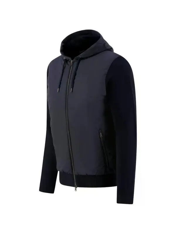 Herno Hooded Zip-up Jacket - Blue
