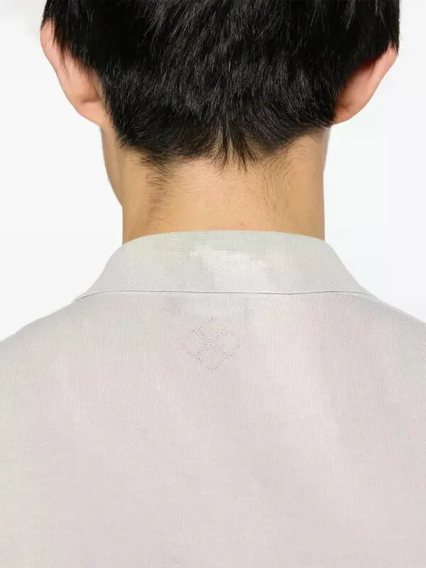 BALLANTYNE Cotton Polo Shirt - Grey