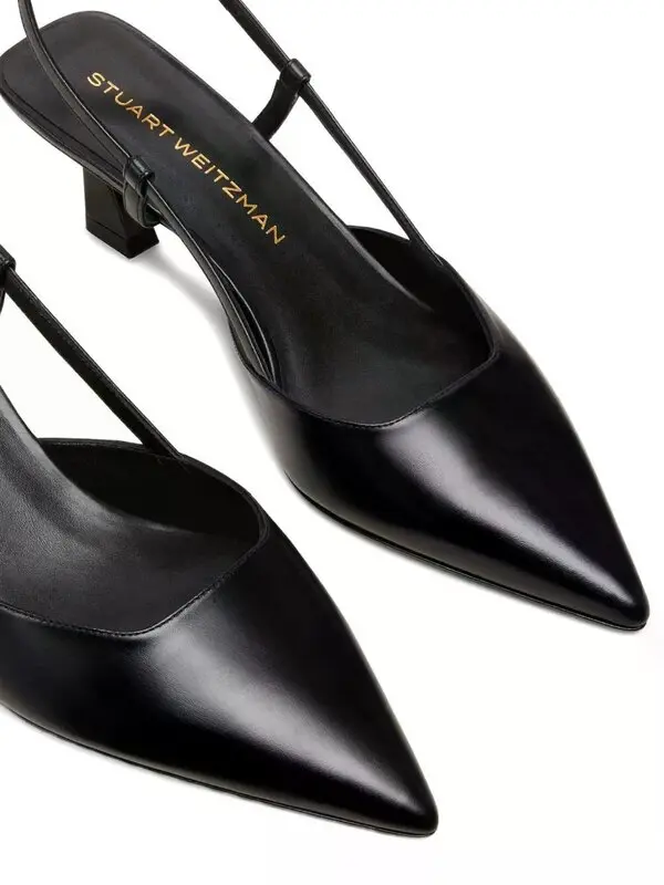STUART WEITZMAN Vinnie 50mm Slingback - Black