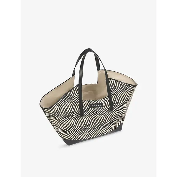 Marni Waves Woven Tote Bag - 00n99