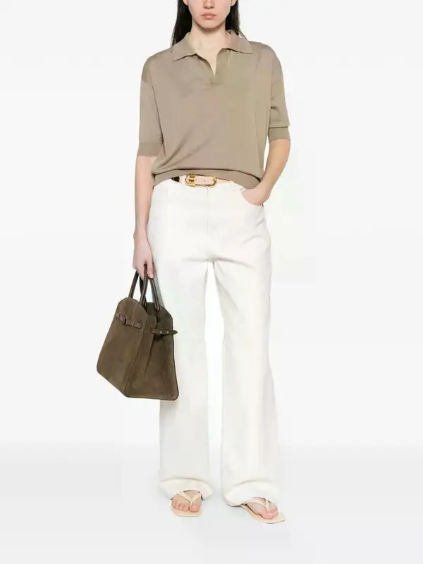 Herno V-neck T-shirt - Neutrals