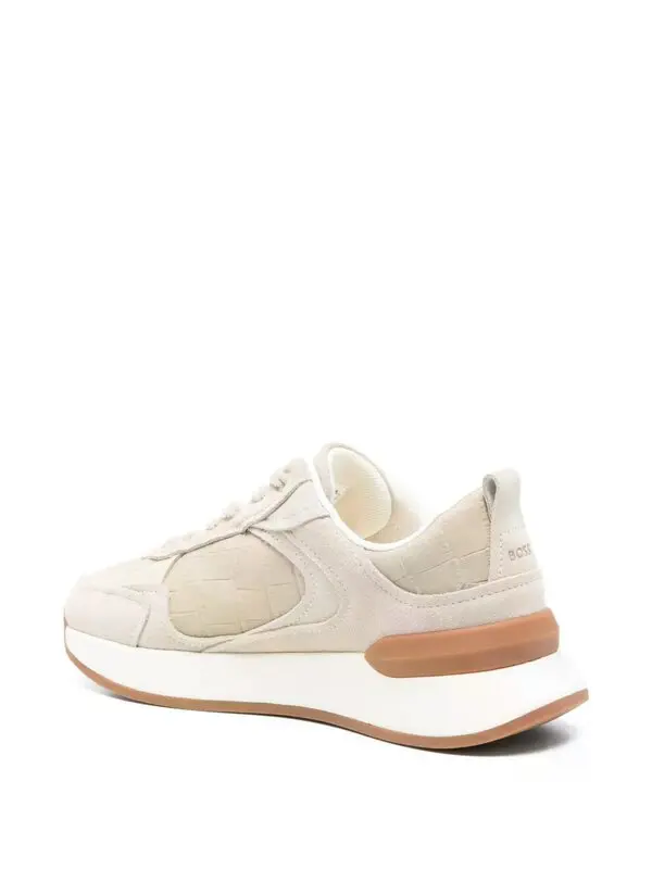 BOSS Emed-logo Leather Sneakers