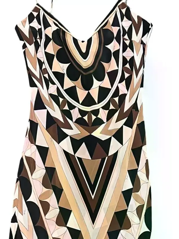 Emilio Pucci Manuba Geometric-pattern Dress