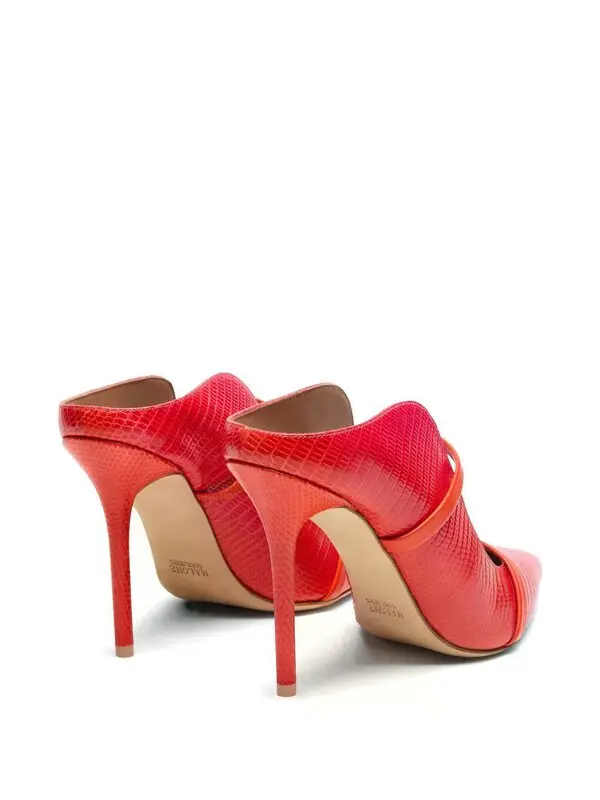 MALONE SOULIERS Maureen Embossed Leather Mules