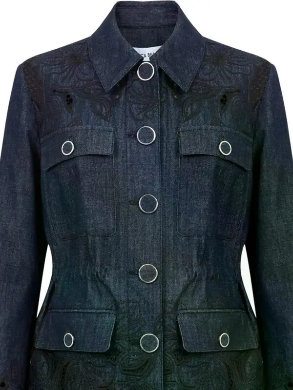 Veronica Beard Kiki Button-fastening Jacket