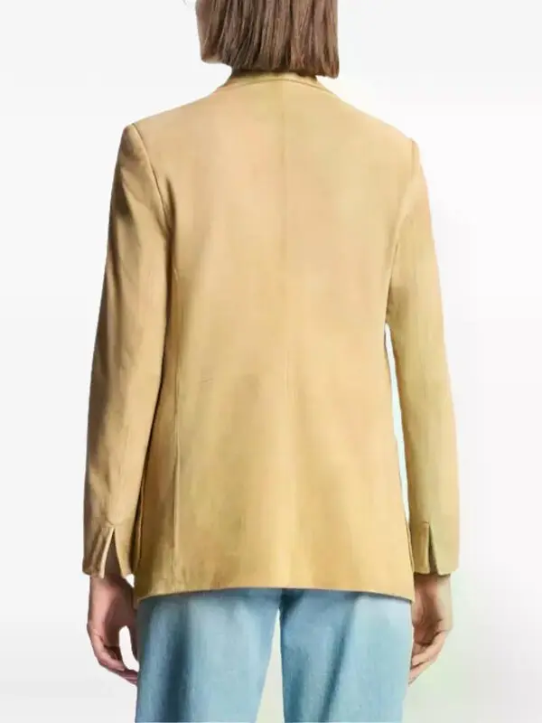 FAY Pocket Leather Blazer