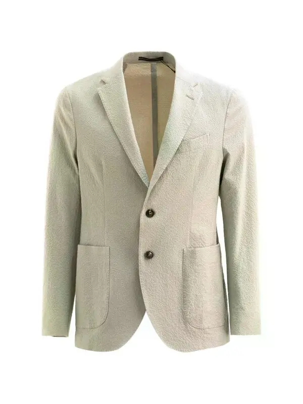 Incotex Textured Two-button Blazer - Neutrals