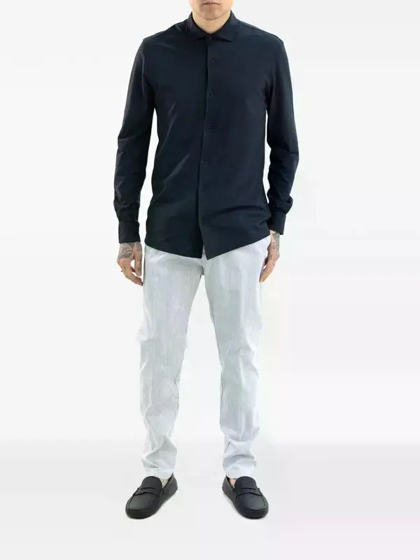 KIRED Buttoned Polo Shirt - Blue