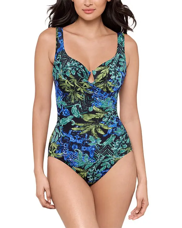Miraclesuit Gasparilla Escape One-piece Swimsuit - Black/multi