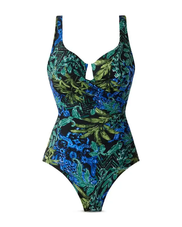 Miraclesuit Gasparilla Escape One-piece Swimsuit - Black/multi