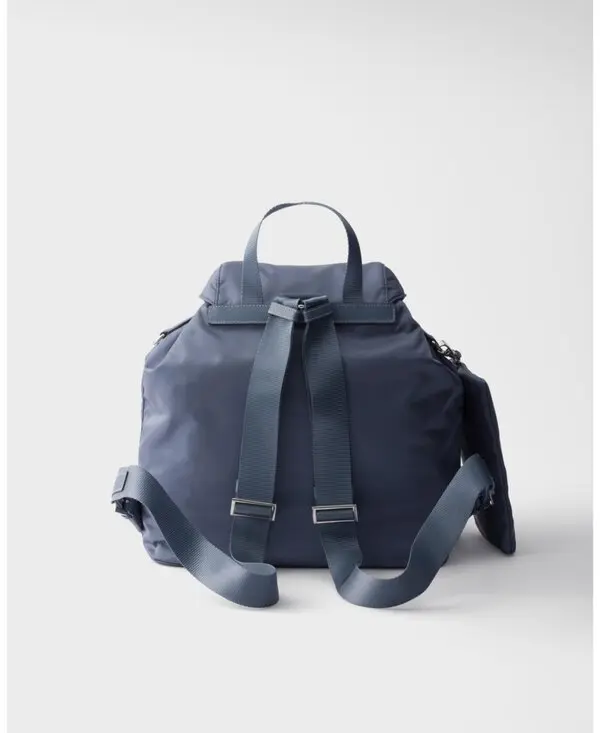 Prada Medium Re-nylon Backpack - Blue