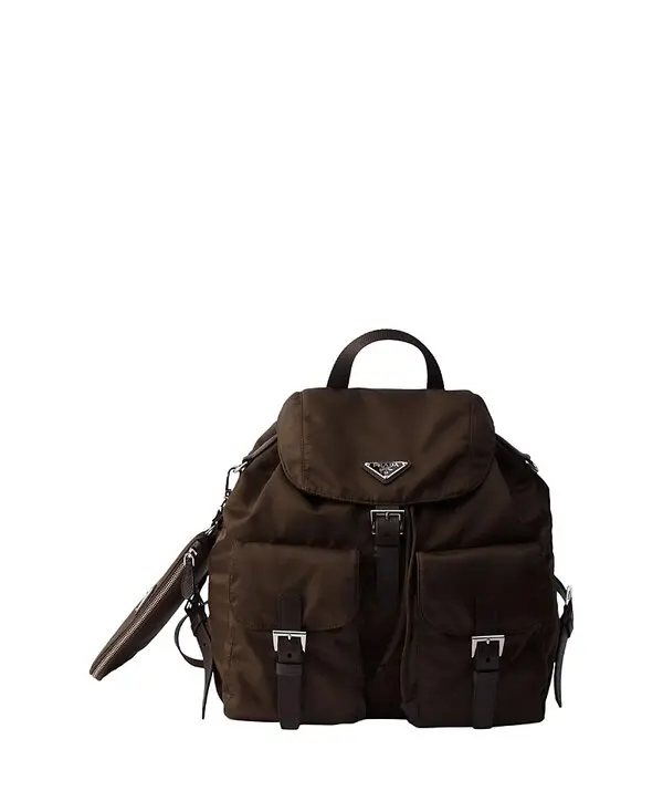 Prada Medium Re-nylon Backpack - Dark Brown