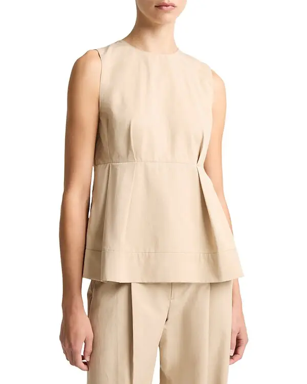 Vince Paneled Crewneck Top - Wheatstone