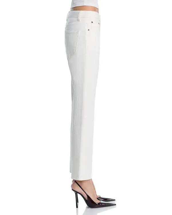 A.L.C. The 009 High-rise Cropped Flare Jeans - White