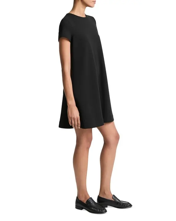 Vince Short Sleeve Dress - Black