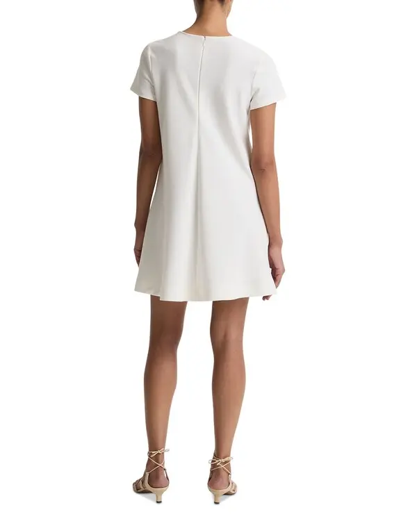 Vince Bias Short Sleeve Dress