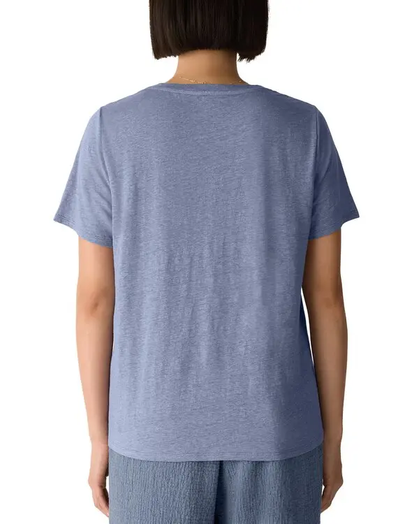 Eileen Fisher Crewneck Short Sleeve Tee - Haze