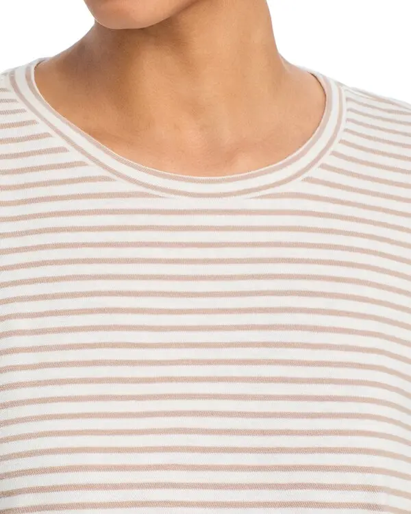 Eileen Fisher Crewneck Boxy Top - Wheat
