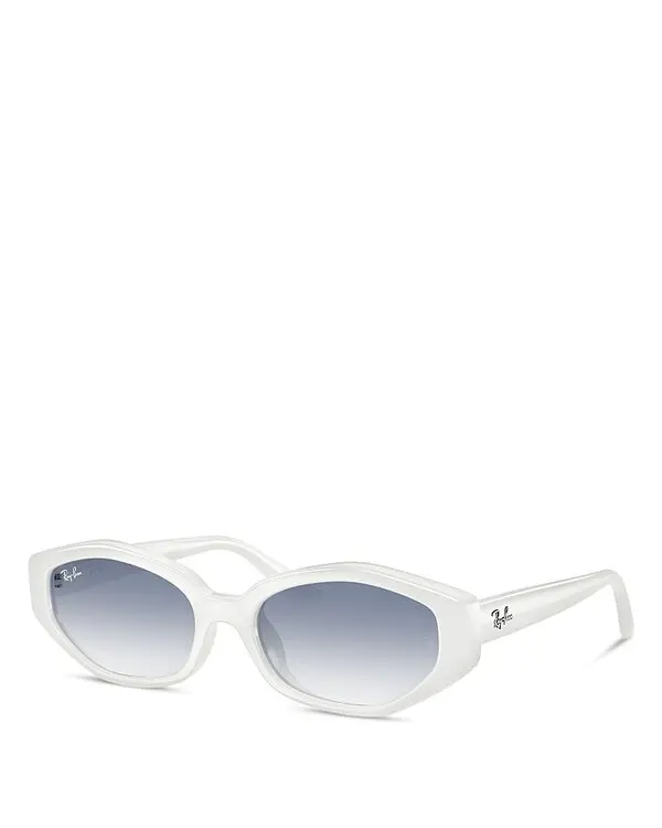 Ray-ban Oval Sunglasses, 56mm - White