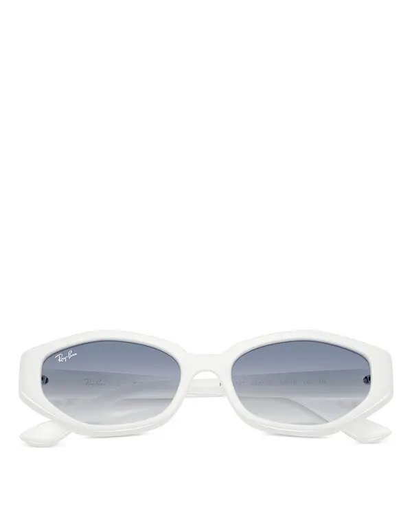 Ray-ban Oval Sunglasses, 56mm - White