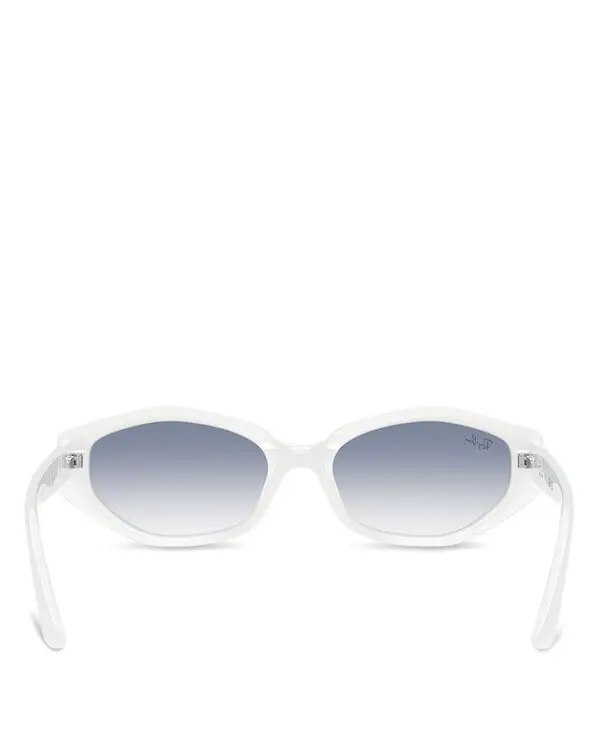 Ray-ban Oval Sunglasses, 56mm - White
