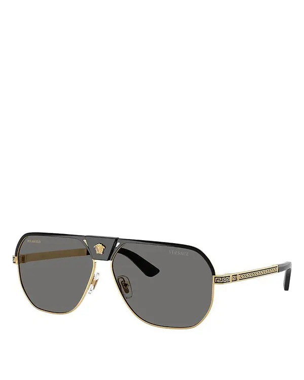 Versace 61mm Square Sunglasses - Black
