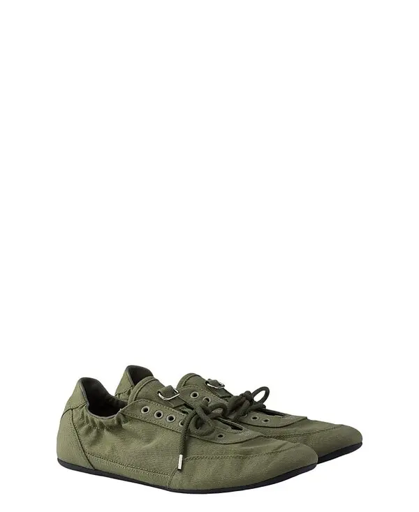 Prada Canvas Sneakers - Green