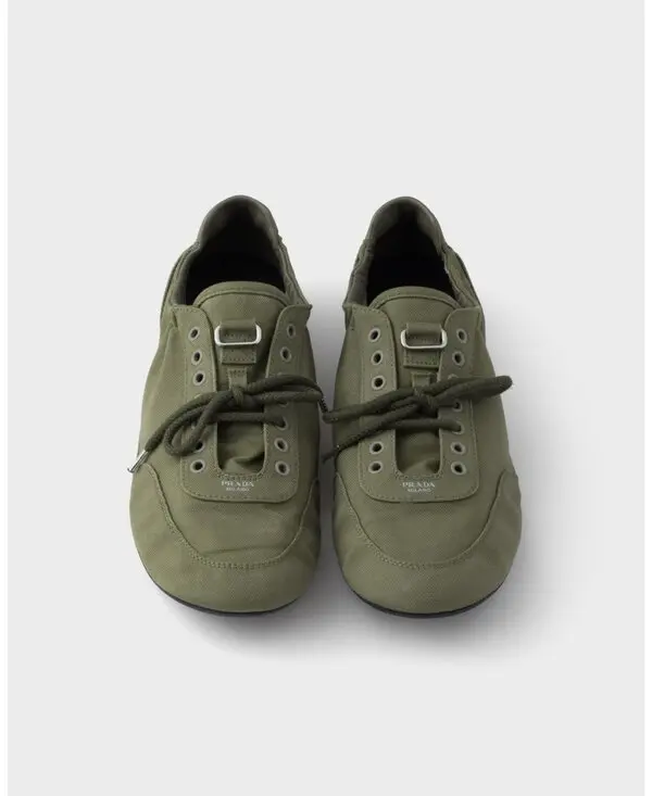 Prada Canvas Sneakers - Green
