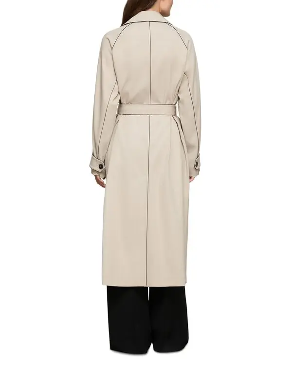 Lafayette 148 New York Double Breasted Trench Coat