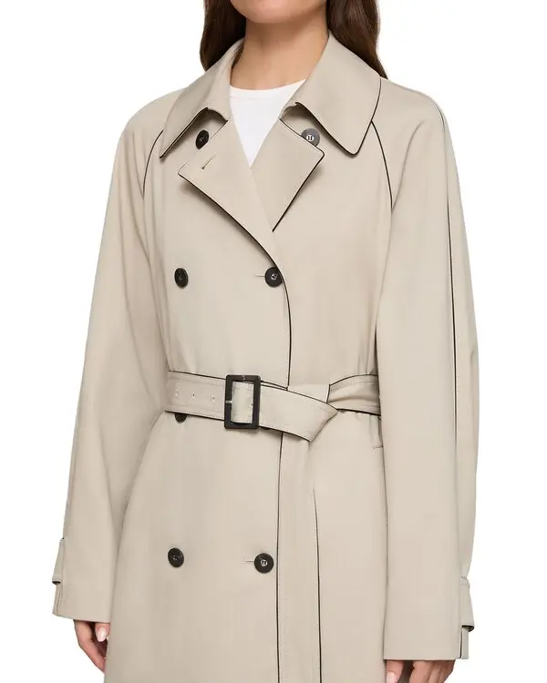 Lafayette 148 New York Double Breasted Trench Coat