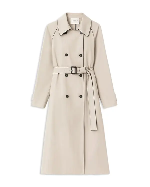 Lafayette 148 New York Double Breasted Trench Coat