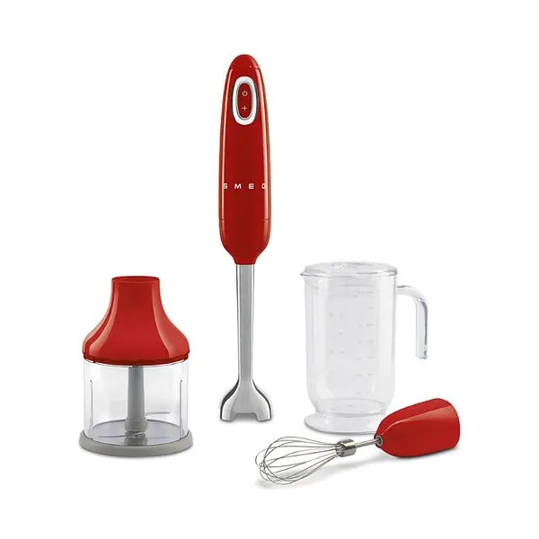 SMEG Hand Blender With Accessories - Red