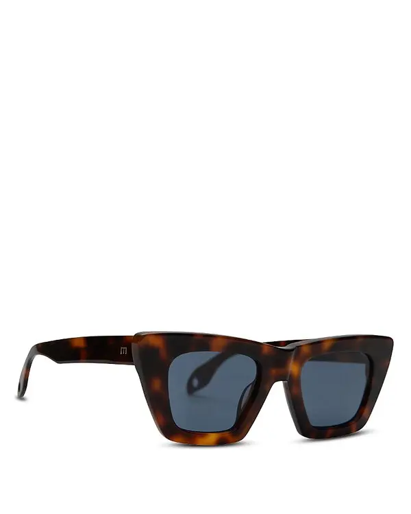 ELISA JOHNSON Lori Cat Eye Sunglasses 49mm - Brown Tortoise