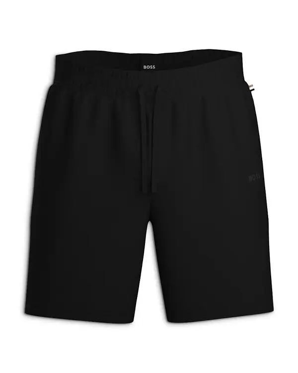 BOSS Ribbed Drawstring Shorts