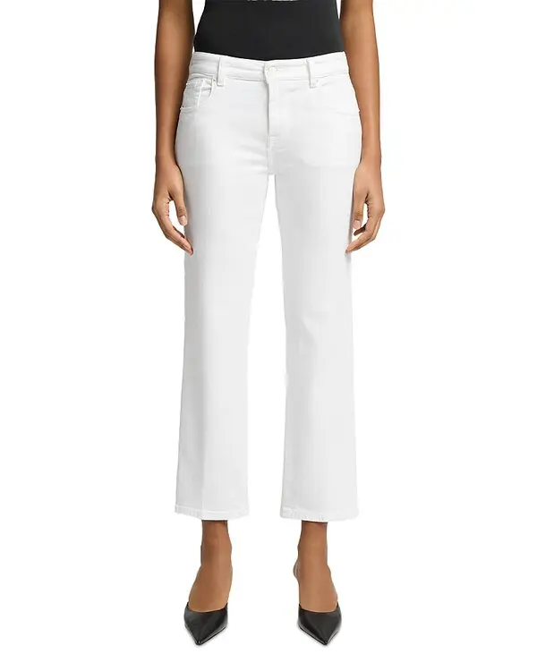 7 For All Mankind Calie Mid-rise Straight Ankle Jeans