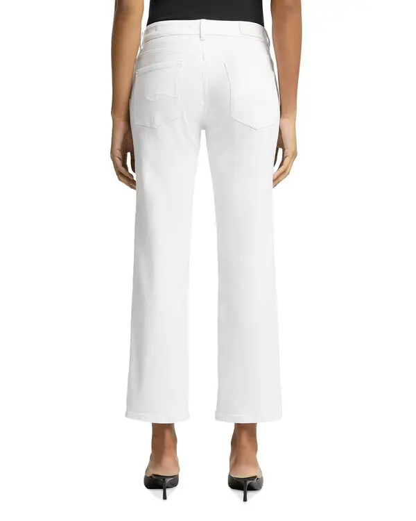 7 For All Mankind Calie Mid-rise Straight Ankle Jeans