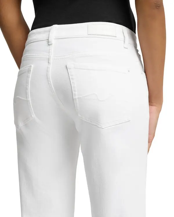7 For All Mankind Calie Mid-rise Straight Ankle Jeans