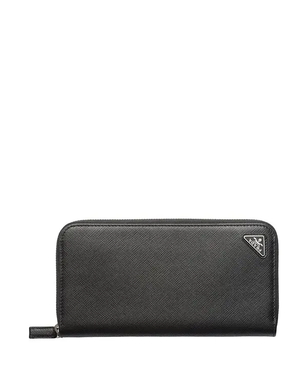 Prada Saffiano Wallet - Black