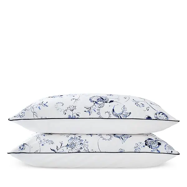 CHRISTY Hardwick King Sham, Pair - Navy Blue